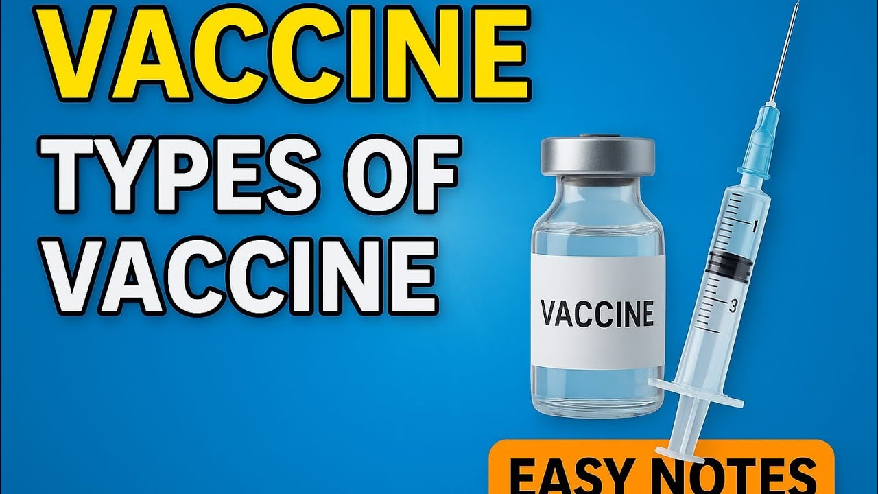 Vaccination || Types of vaccine || Hand written notes of vaccine ...