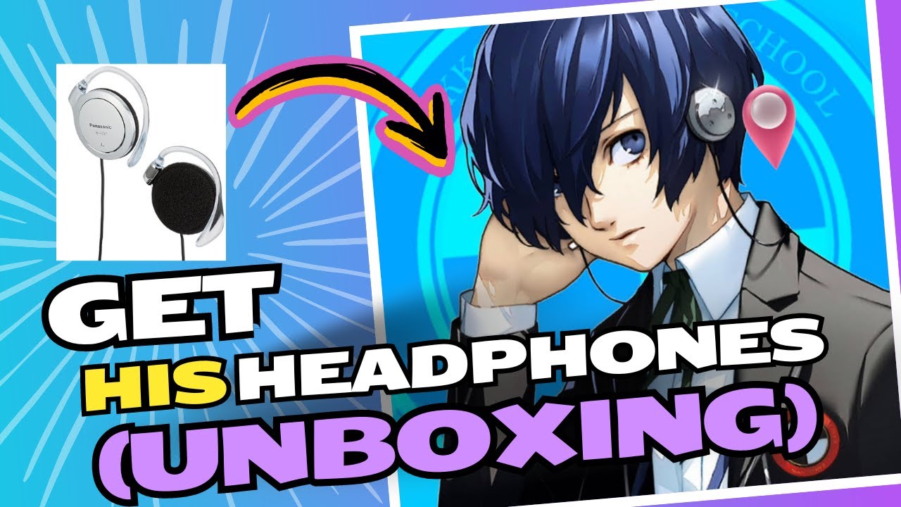 UNBOXING REAL LIFE Persona 3 Headphones!! Makoto Yuki(with mp3 player ...