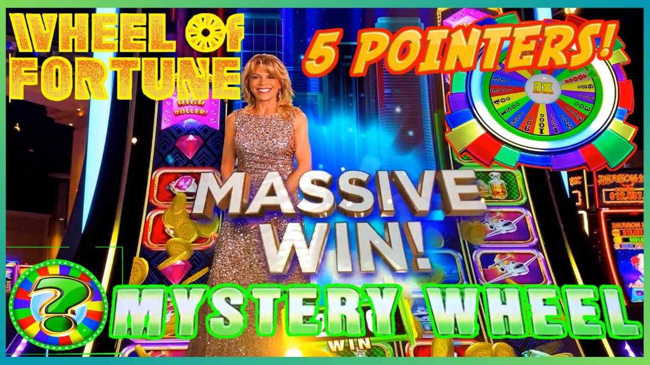 YES! 5 Pointers!! - WHEEL OF FORTUNE HIGH ROLLER - SLOT MACHINE - HOT ...