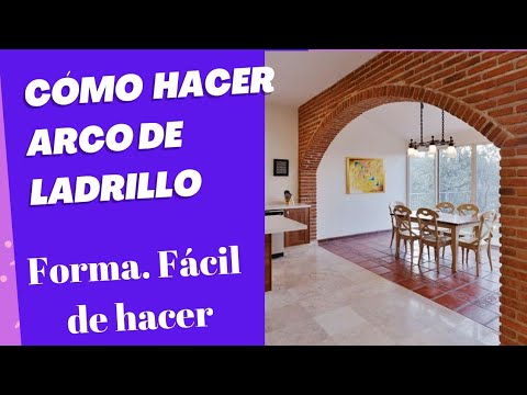 COMO HACER un arco de ladrillos / fácil !!!!! amazing work - YouTube