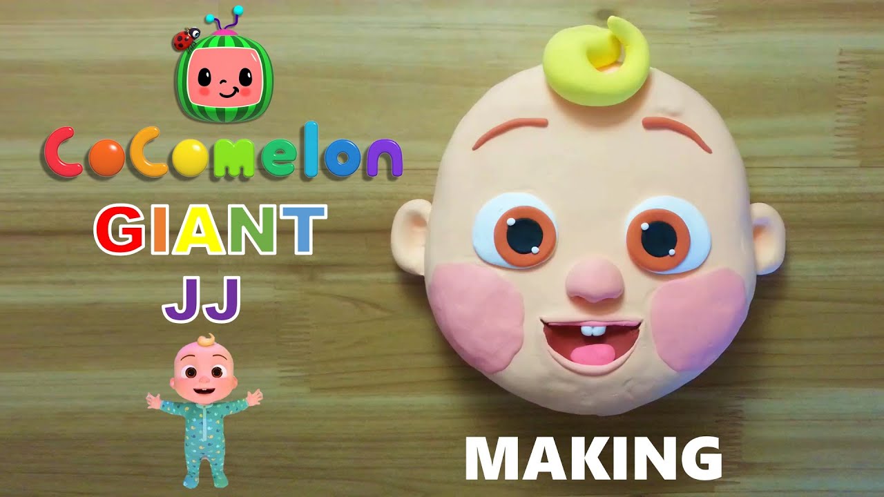 cocomelon GIANT JJ clay cracking making 코코멜론 거대 제이제이 클레이로 만들기 - YouTube