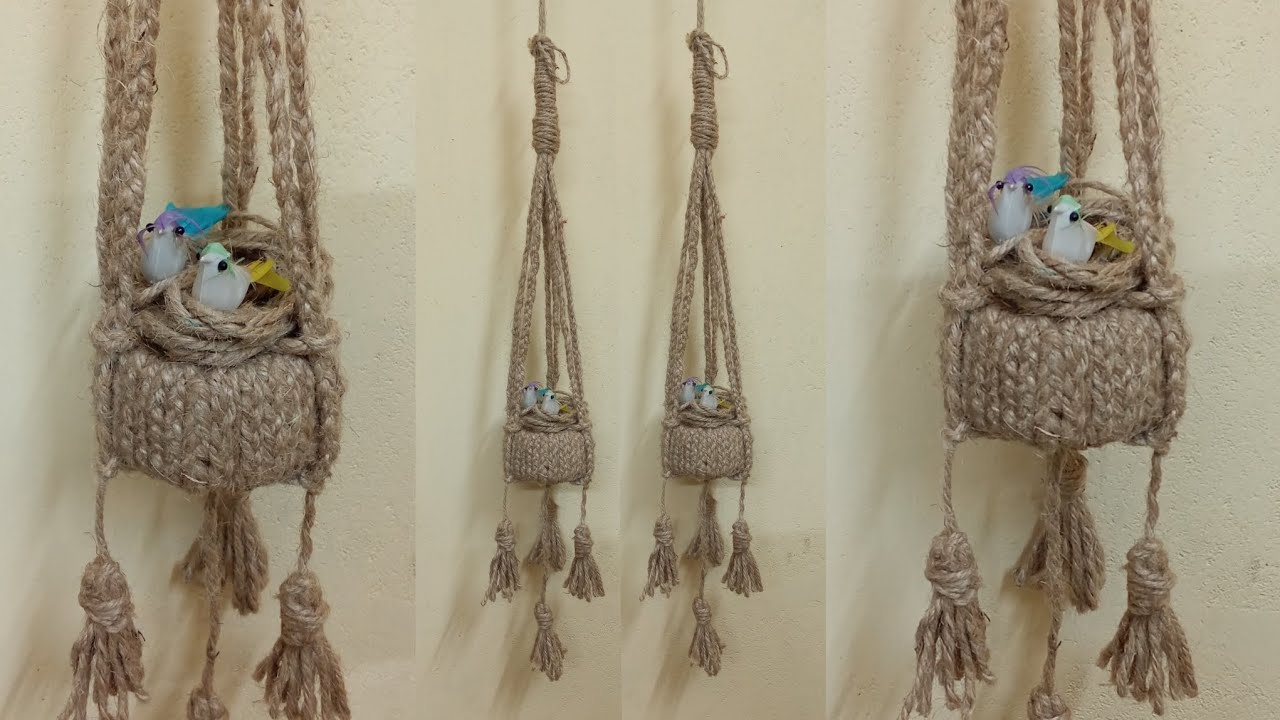 DIY Bird Nest House From Waste Materials | How To Make Bird Nest | DIY ...