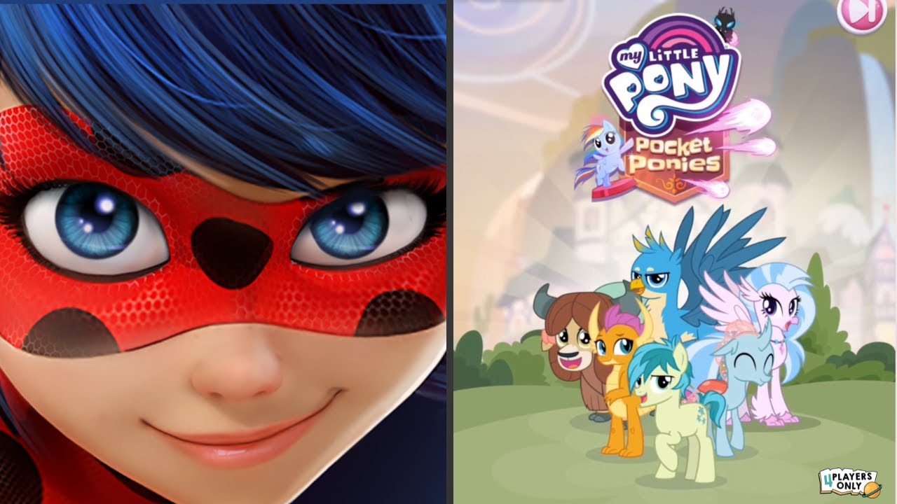 Miraculous Ladybug e Chat Noir 🐞 Vs My Little Pony 🦄 Pocket Ponies ...
