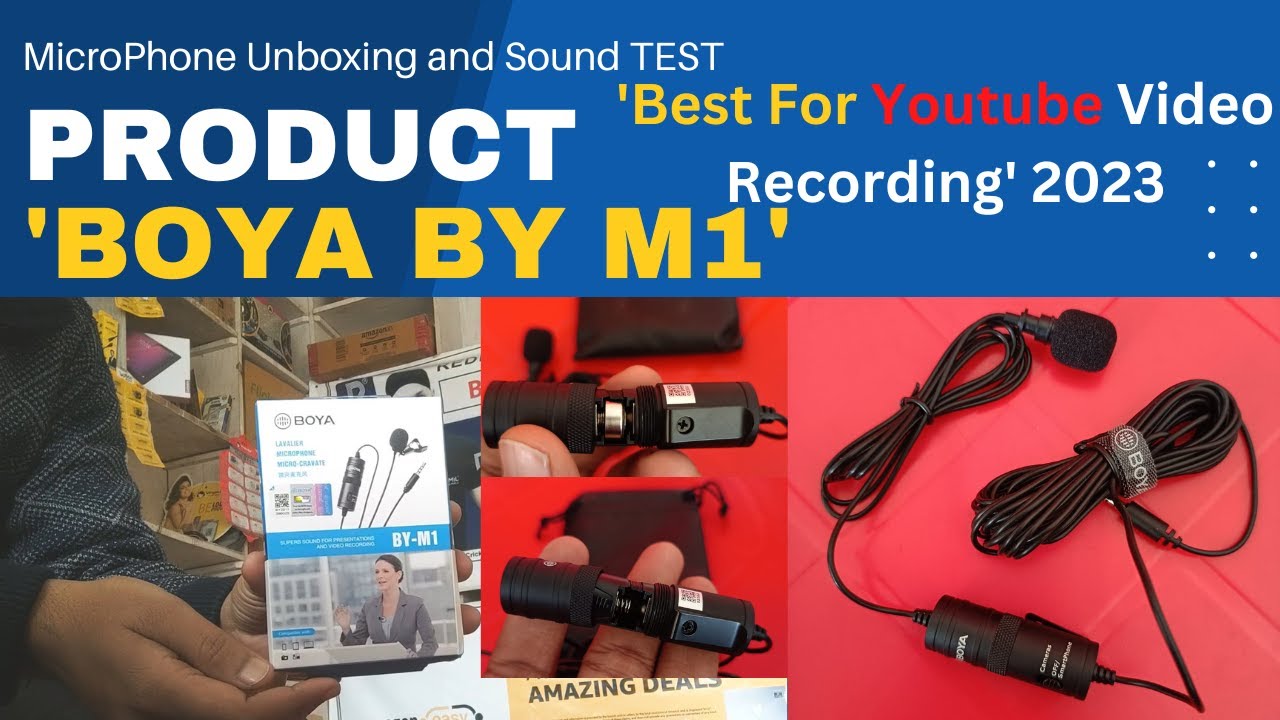 Best Mic For YouTube Videos || BOYA BY M1 Review in Hindi Boya BY M1। 2023 @dotonline - YouTube
