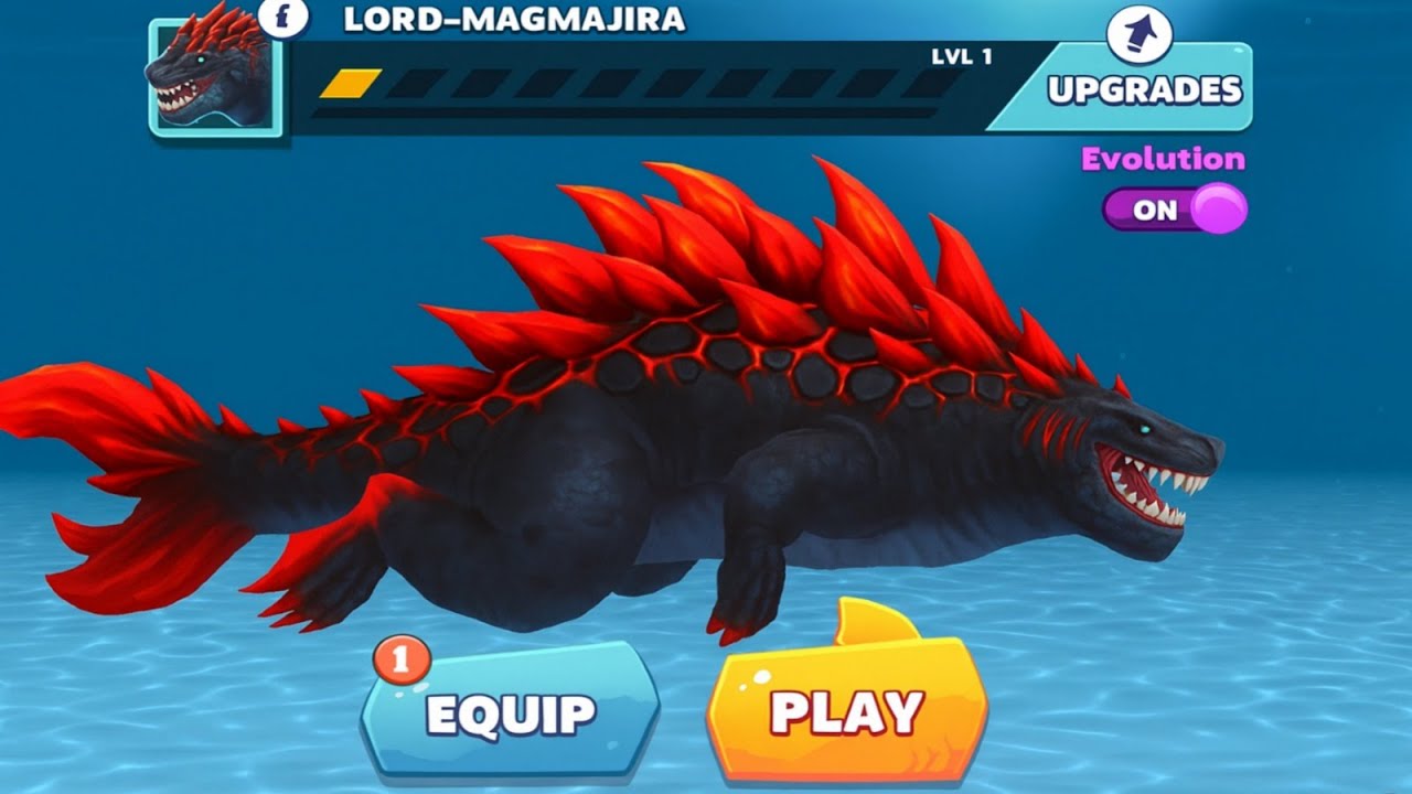 NEW LORD MAGMAJIRA PLAYABLE IN HUNGRY SHARK EVOLUTION - Hungry Shark ...