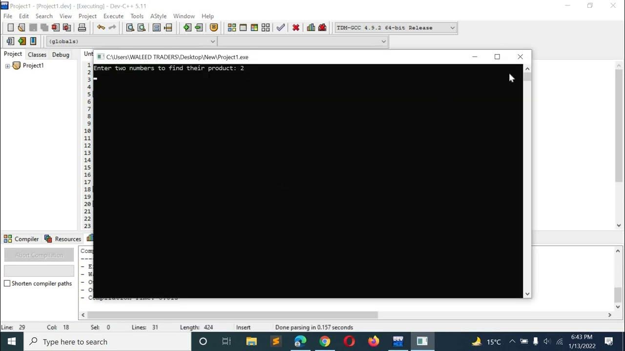 C Program to Find Product of 2 Numbers using Recursion - YouTube
