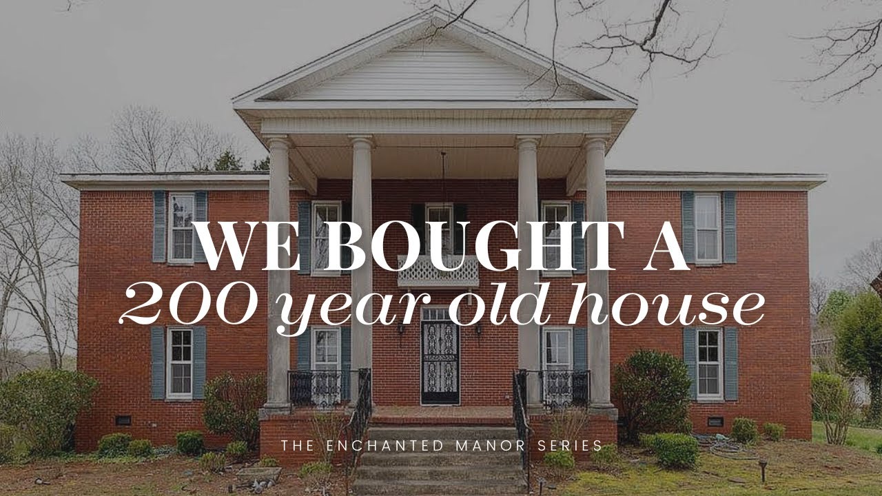 We bought a 200 year old house | Welcome to the Enchanted Manor - YouTube