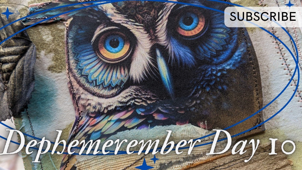 Owl Lap Book Envelope | DEC 10 | LEAVES/ ENVELOPE / OWL #dephemerember ...