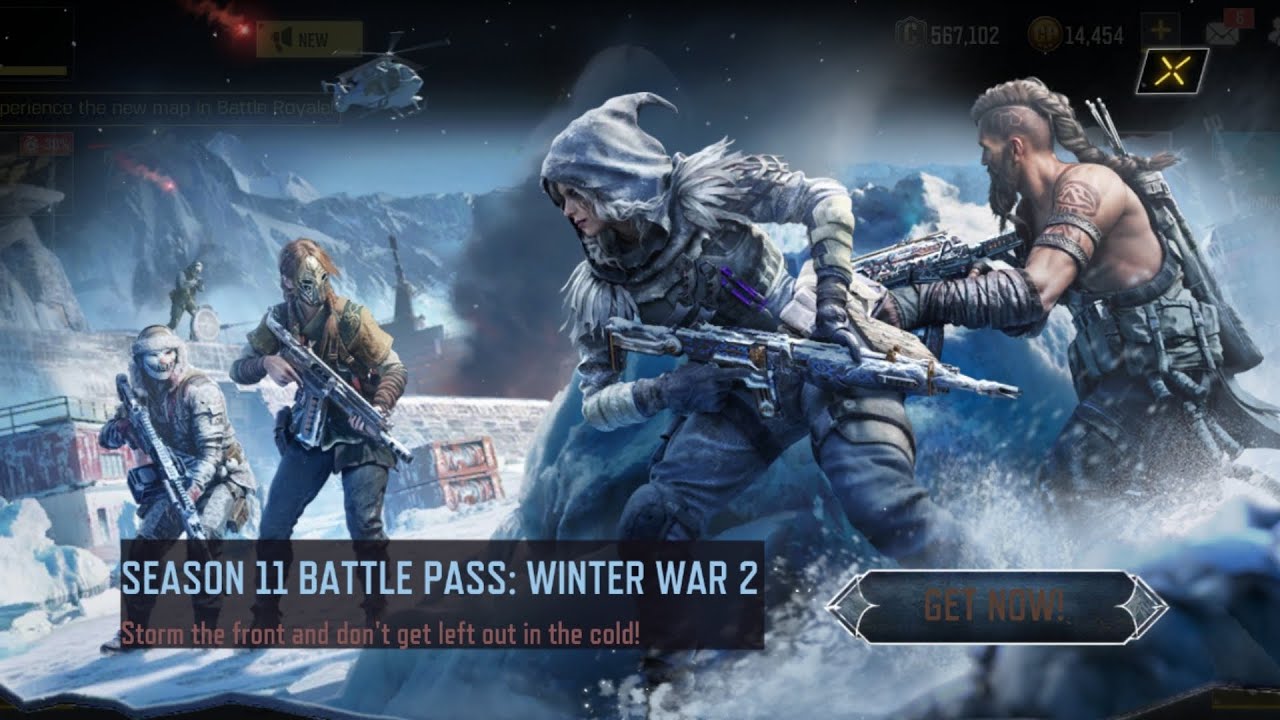 CODM Season 11 Winter War II - Buying Normal Battle Pass - YouTube