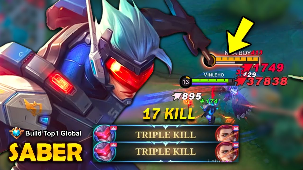 TOP 1 SABER | Build Top 1 Global | MLBB - YouTube