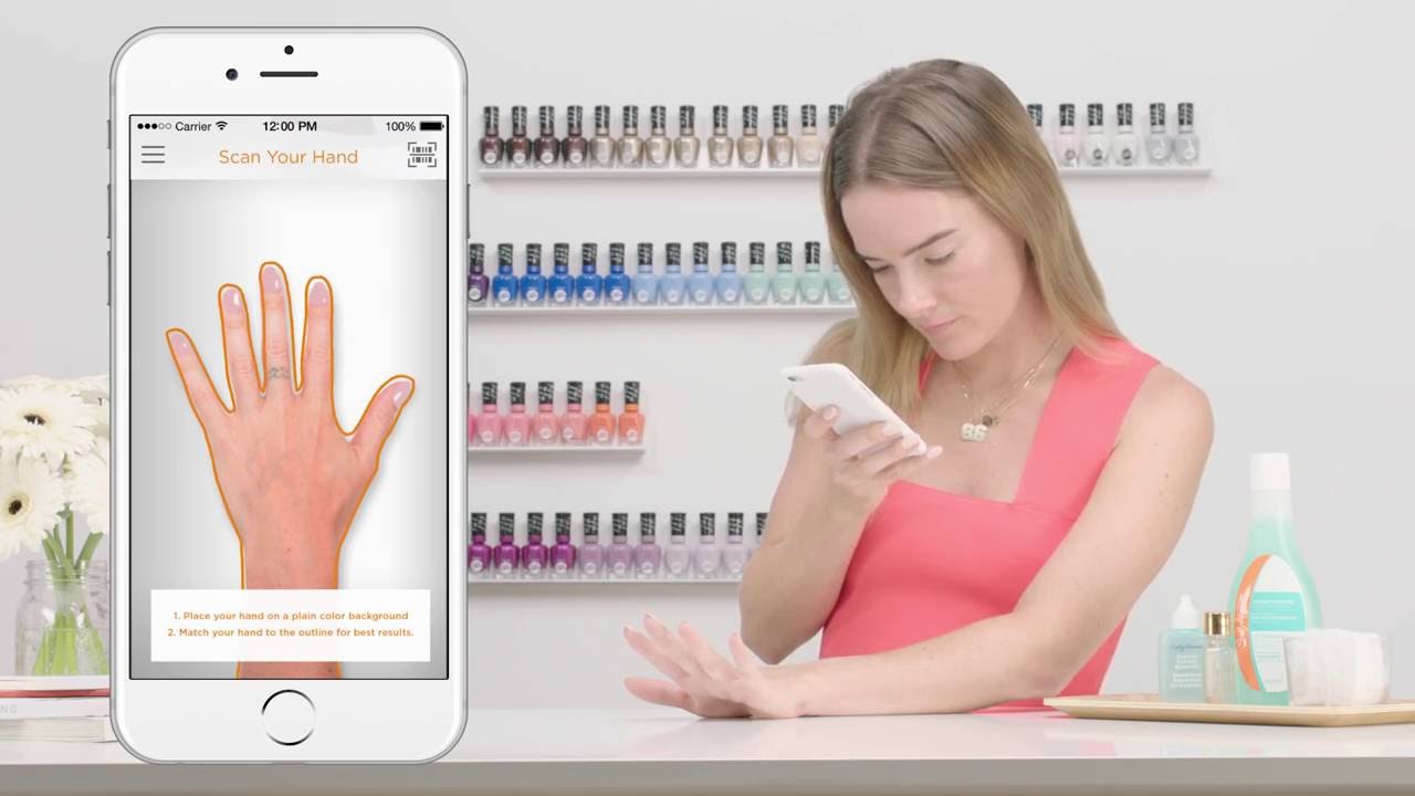 How to use ManiMatch™ app to try on nail color, Madeline Poole - YouTube