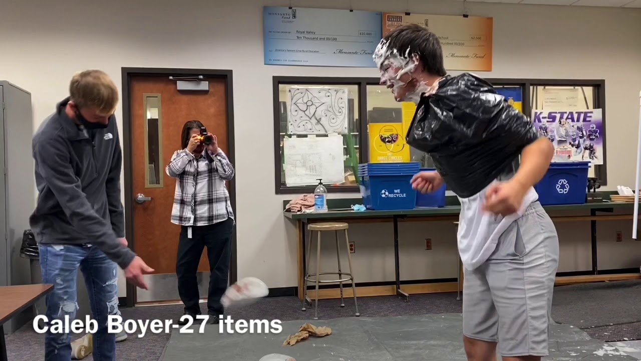 Blessing Bag Drive Pie in the Face - YouTube