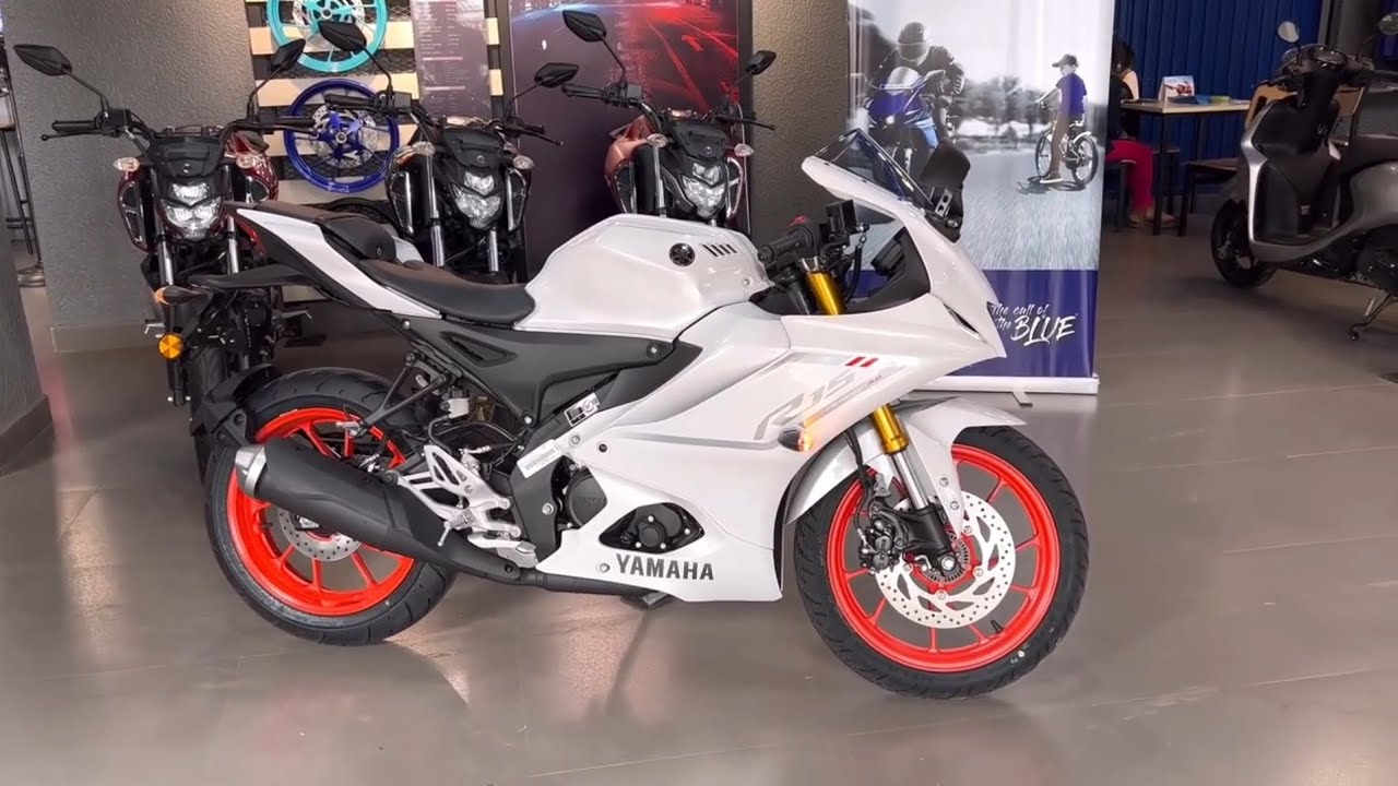 King of one Yahama R15 4.0 2023 White & Orange All colors Available..# ...