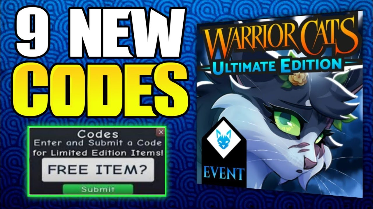 HURRY UP!!😱 WARRIOR CATS CODES 2024 - WARRIOR CATS ULTIMATE EDITION ...