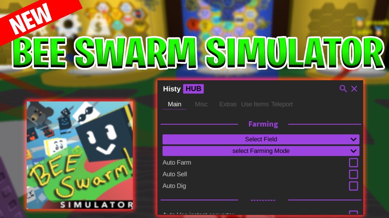 *BEST* Bee Swarm Simulator SCRIPT (Auto Farm, Walkspeed & MORE!) - YouTube