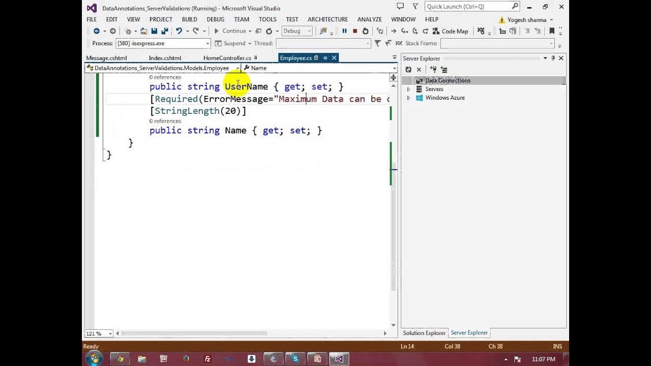 Data Annotations and Validations in MVC 5 - YouTube