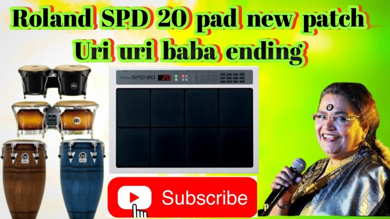 Uri uri baba new patch Roland SPD 20 - YouTube