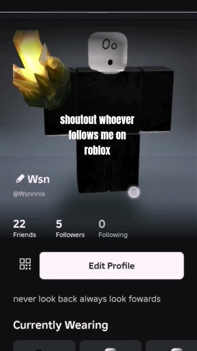 shoutout whoever follows me on roblox - YouTube