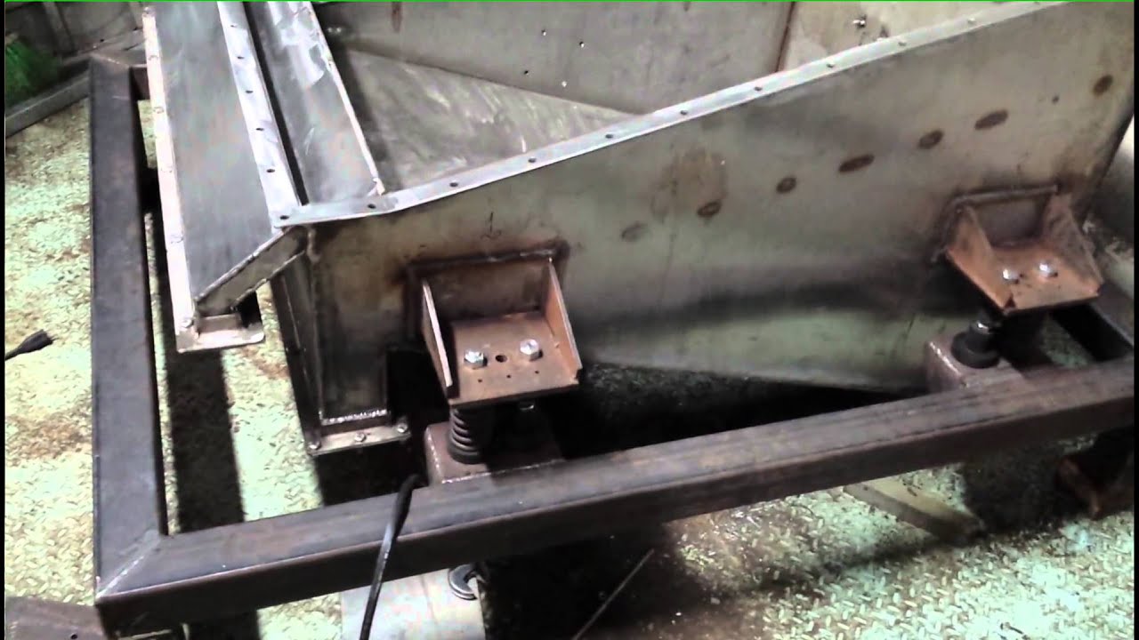 Criba vibratoria 4 resortes - YouTube