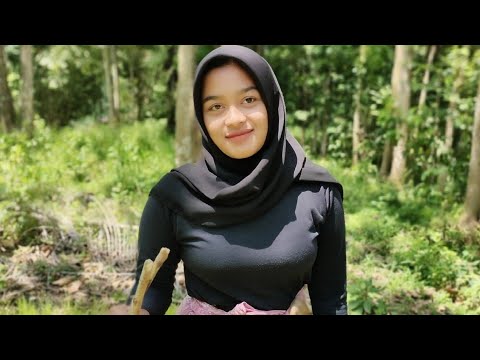 JUMPA NENG SILVINA GADIS DESA CANTIK ALAMI HIDUP SEDERHANA DI KAMPUNG PASIR AWI, SUKABUMI - YouTube