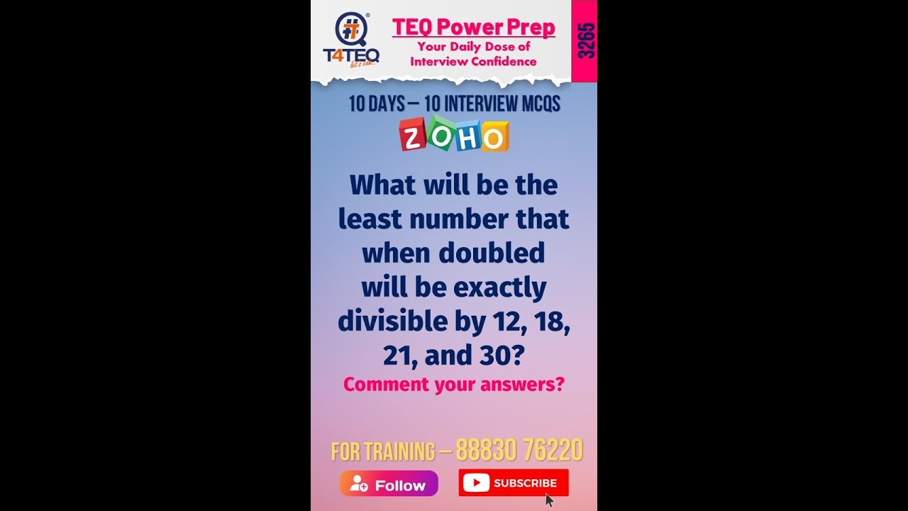 Teq Power Prep Interview Questions 3265 T4teq Interview Python Java Datascience Maths