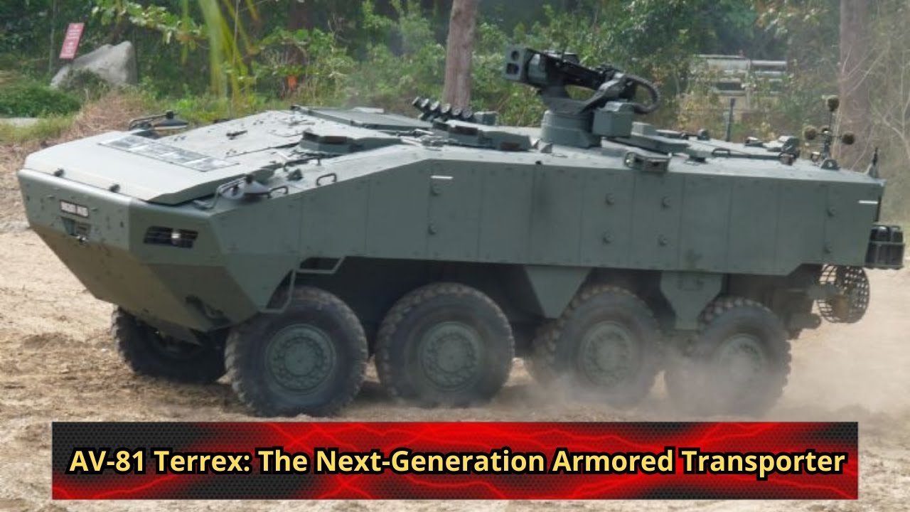 AV 81 Terrex The Next Generation Armored Transporter - YouTube