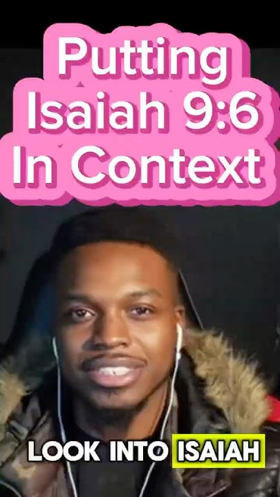 Putting Isaiah 9:6 into context 👀🙏😇#shorts #jesus #bible #god #isaiah #jewish #orthodox - YouTube