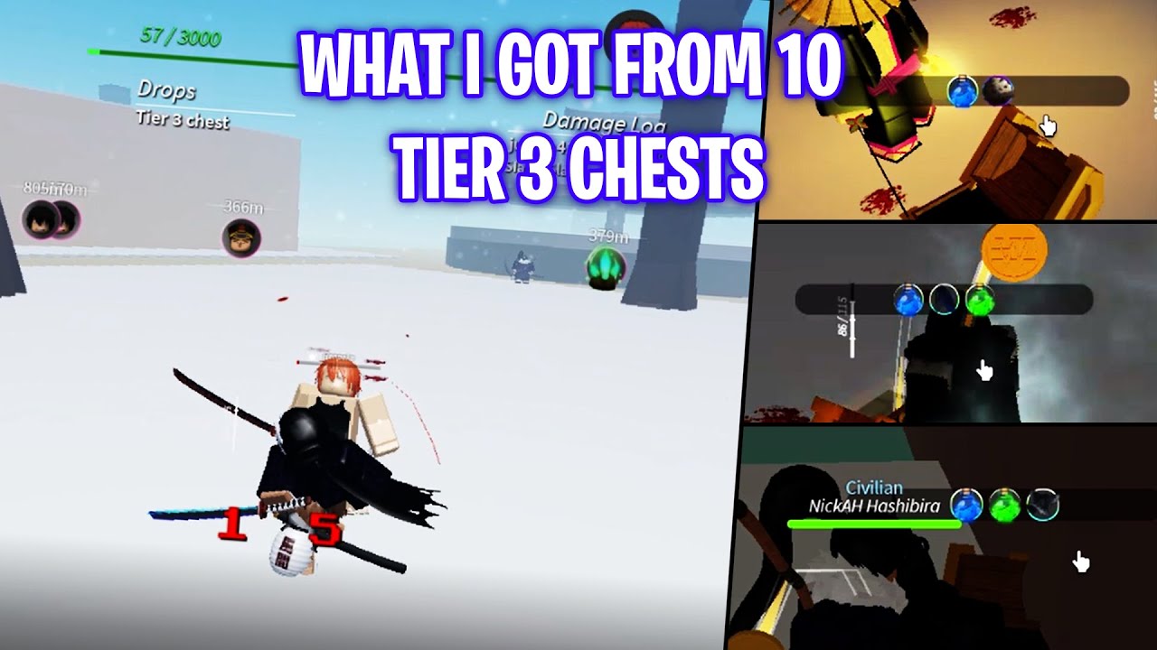 What I Got From 10 Tier 3 Chests [Project Slayers] Update 1 - YouTube