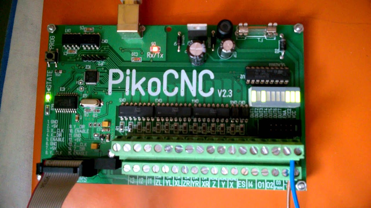 3 Axis control Piko CNC - YouTube
