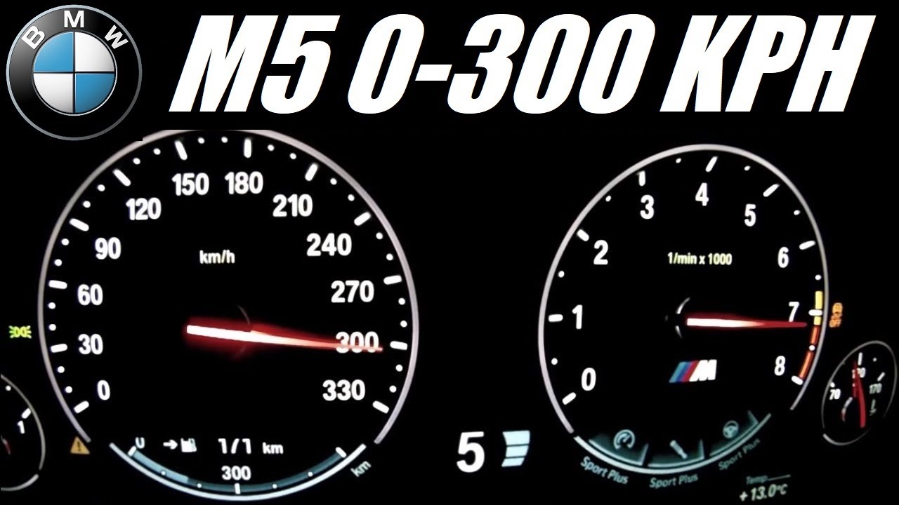 2014 BMW M5 F10 Acceleration 0 300 Km h YouTube
