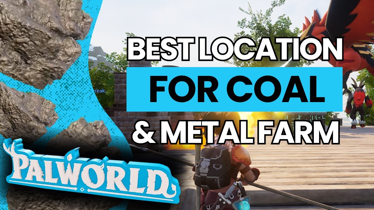 Best Coal & Automated Metal Farm Location! Palworld Tutorial - YouTube