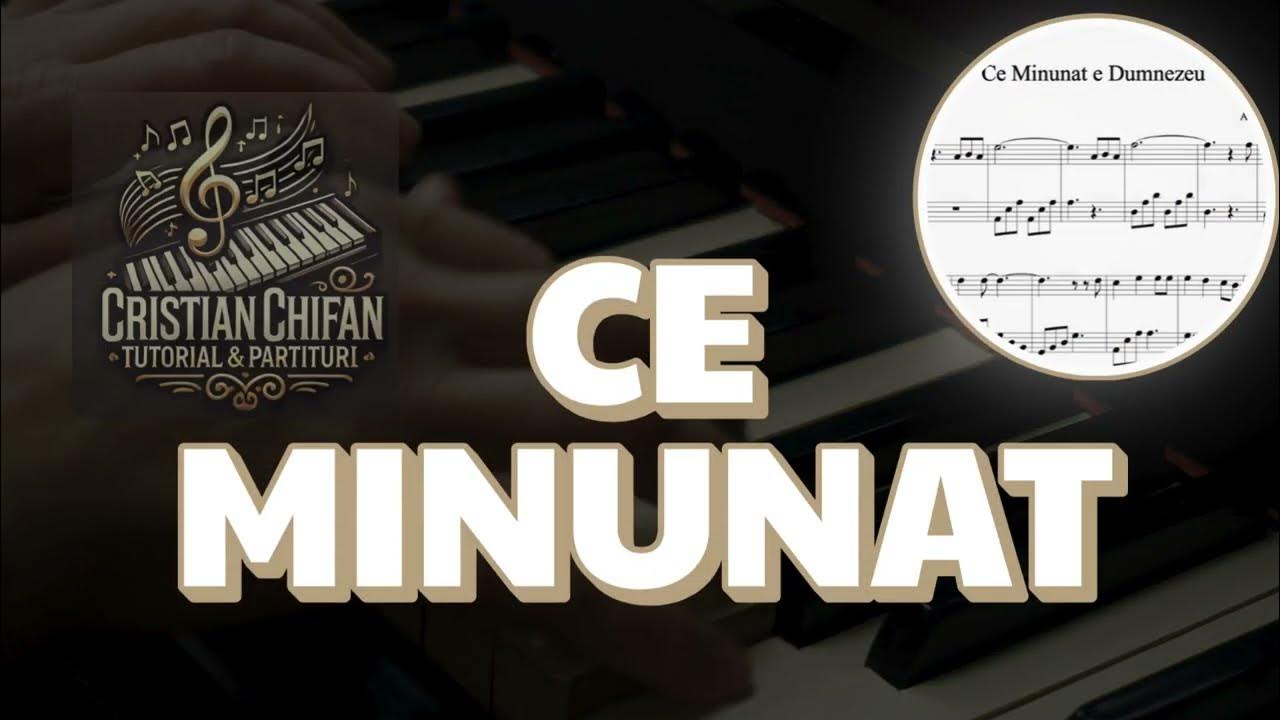 Ce minunat e Dumnezeu - Tutorial Pian | Aranjament Cristian Chifan | Partitură Disponibilă - YouTube
