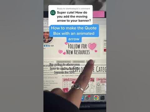 Canva Tutorial for making an Animated Quote Box for your TPT Store ...