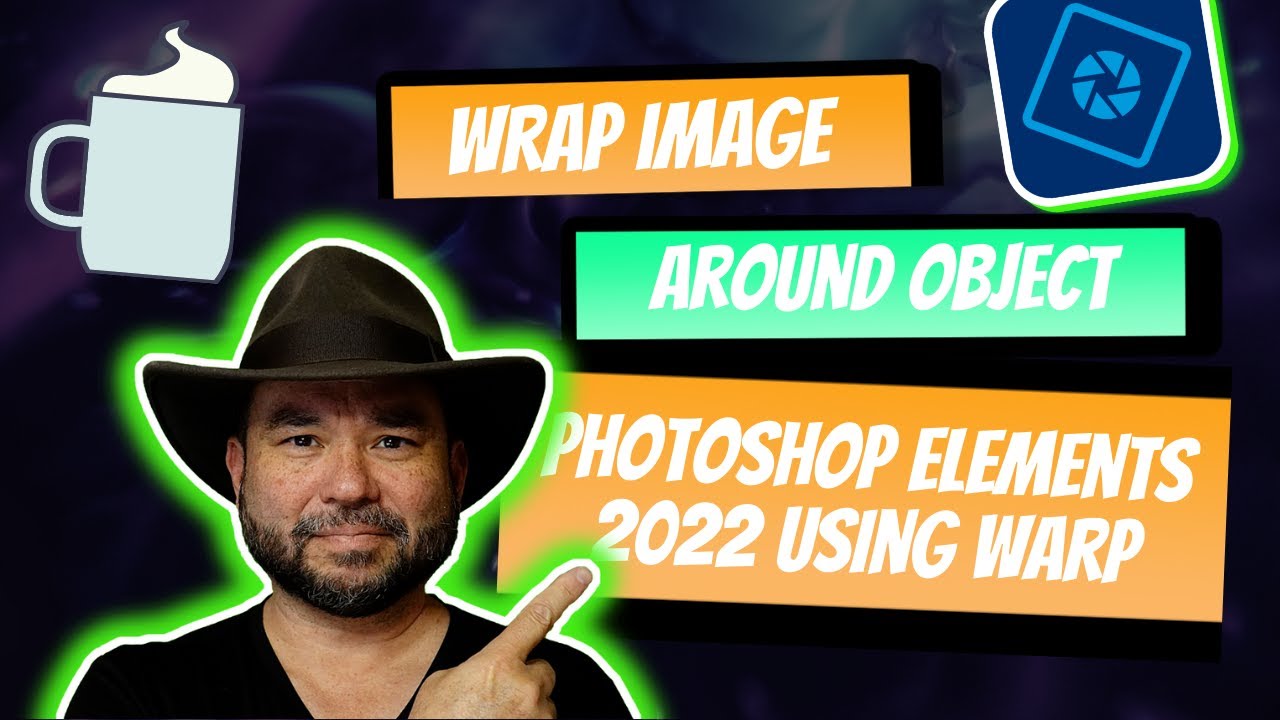 Wrap an image around an object in Photoshop Elements 2022 (Warp Tool) - YouTube wrap-an-image-around-an-object-in-photoshop-elements-2022-warp-tool-youtube