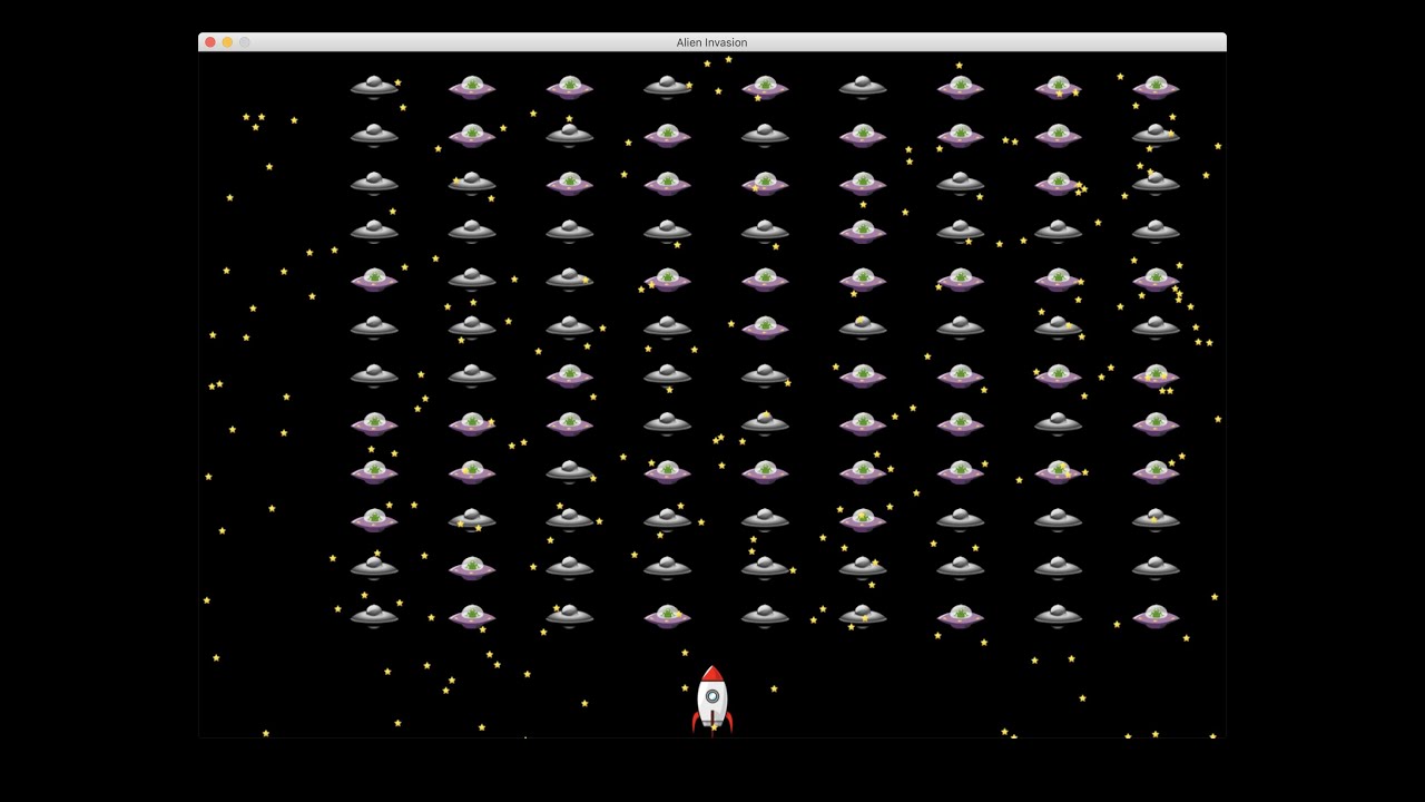 PyGame Aula 07 Alien Invasion 4 0 YouTube PyGame Aula 07 Alien Invasion 4 0 YouTube