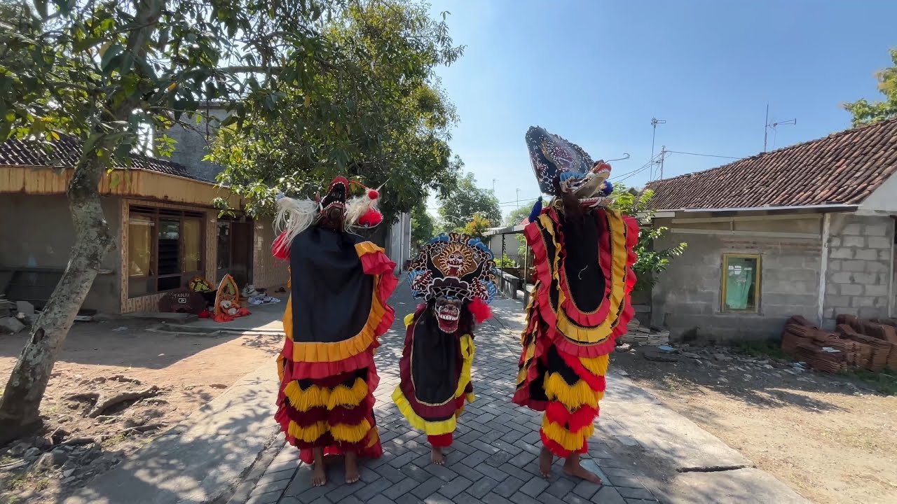 3 BARONGAN DEVIL MERAH,JAMANG BIRU BESAR DAN JAMANG BIRU KECIL KONVOI ...