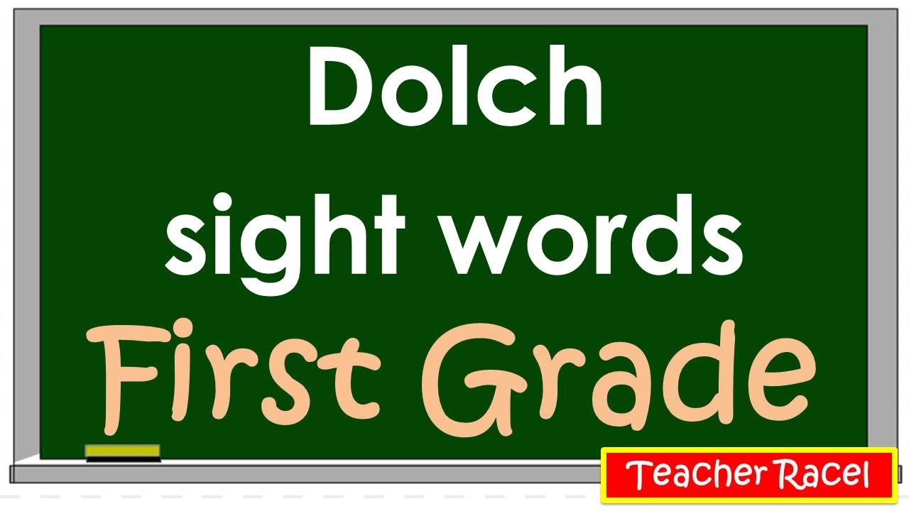 Dolch sight words - First Grade - YouTube