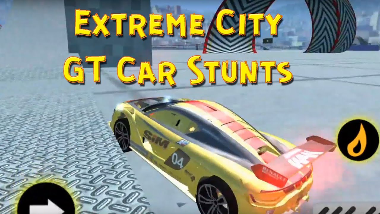 Extreme City GT Car Stunts game in Android platform - YouTube