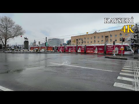 KAYSERİ ŞEHİR Yürüyüş Turu . KAYSERİ CITY Walking Tour/HDR 4K/#kayseri #cudi_vlogs 2025