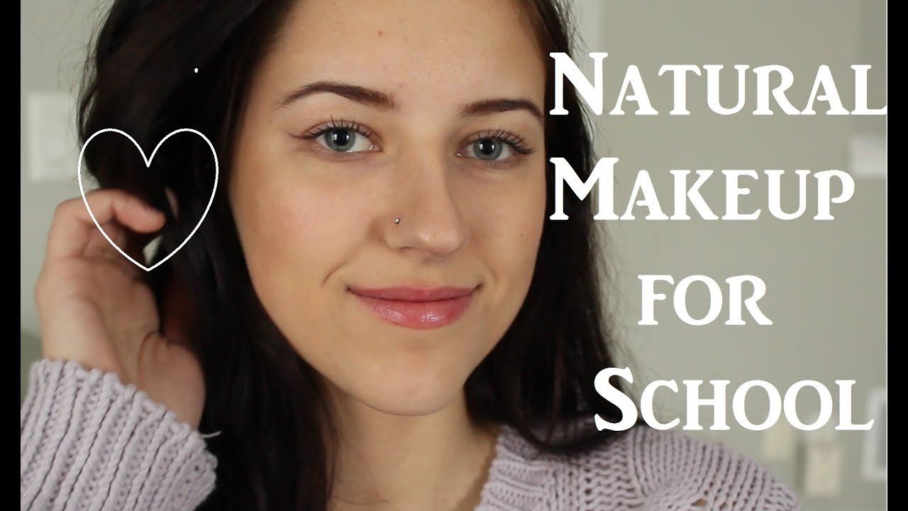 My Natural Every Day Makeup Look for School. Pretty and Glowy! - YouTube