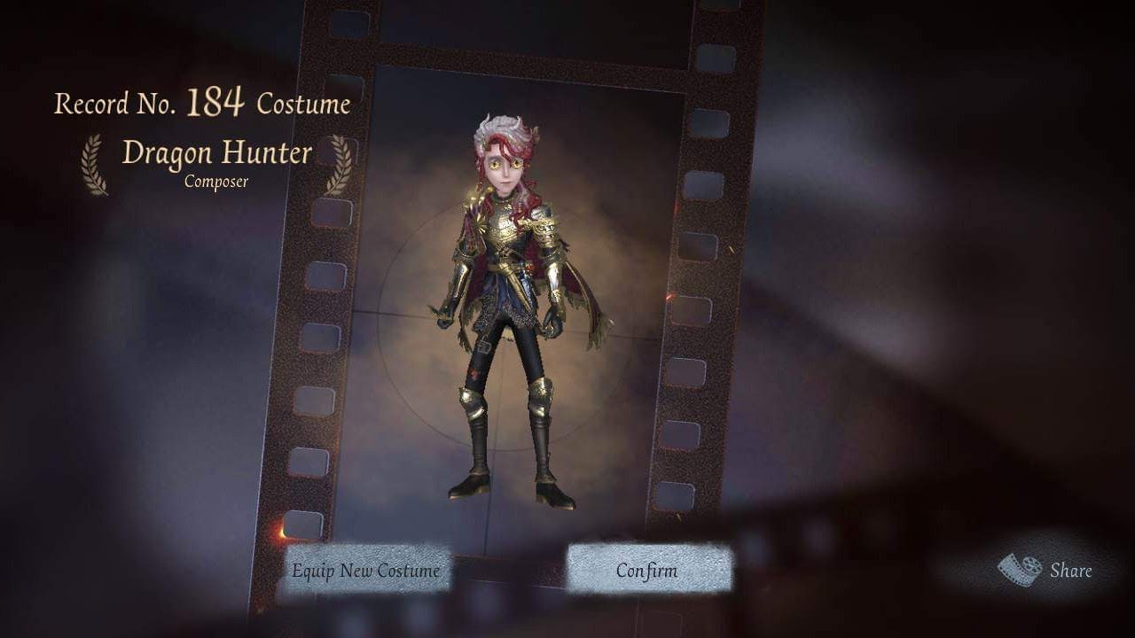 Identity V: Composer S-tier 'Dragon Hunter' costume gameplay 1080p60 ...
