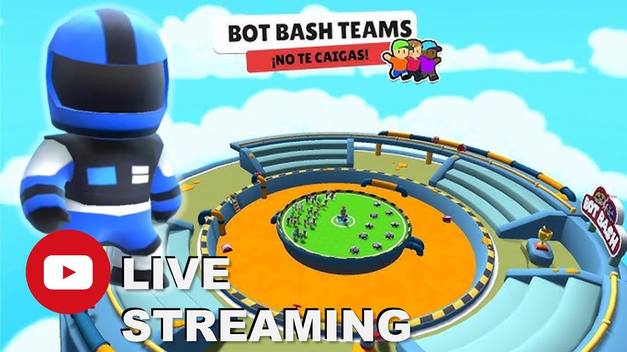 MAMPUKAH AKU BISA MENANG BARENG BOCIL!! STUMBLE GUYS BOT BASH TEAMS - YouTube