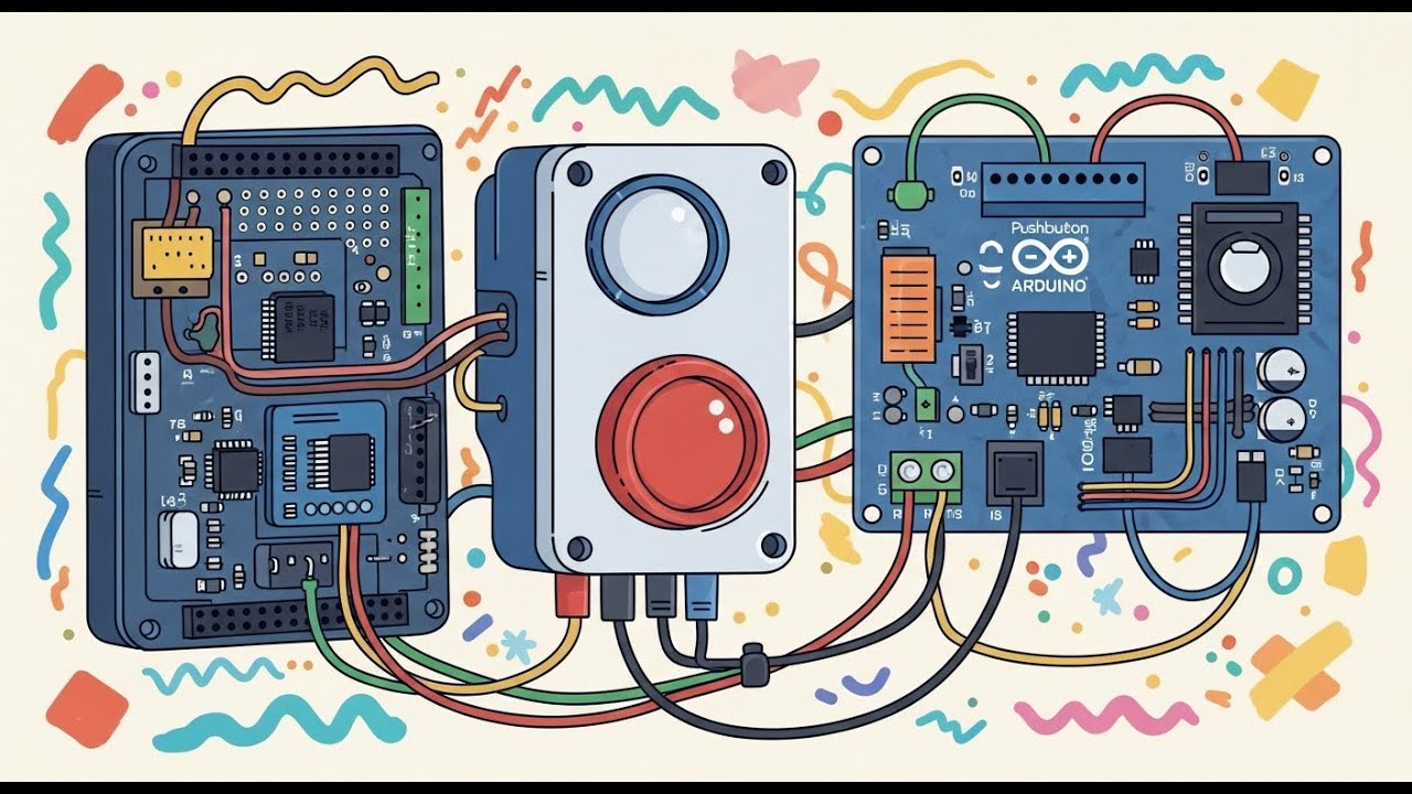 How to use pushbutton with Arduino | Pushbutton Input With Arduino in ...
