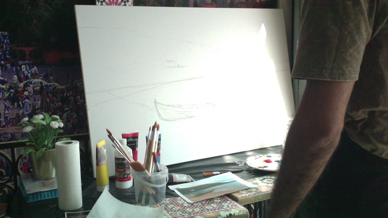 Artist Hassan Hamdi: Live Painting 11-07-2021 - YouTube