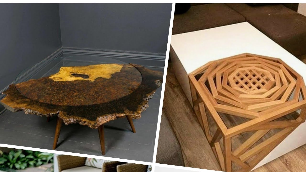 Amazing wooden center Table ideas for living room - YouTube