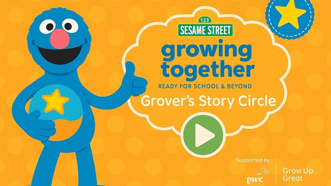 SESAME STREET : Growing together ⭐ Grocer's Story Circle ⭐ PBS KIDS ...