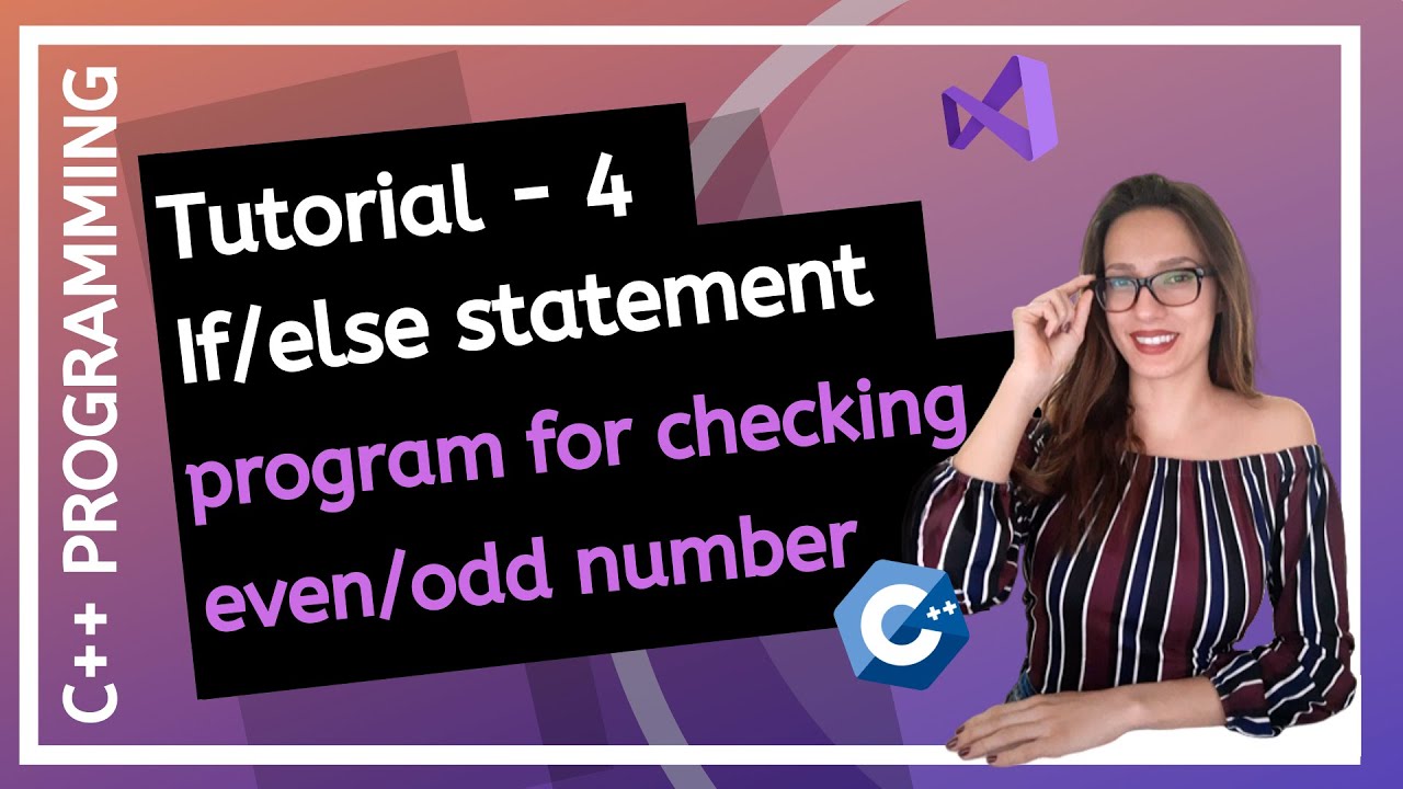 C For Beginners Ifelse Statement Check Oddeven Number Flowchart Programming Tutorial 5495