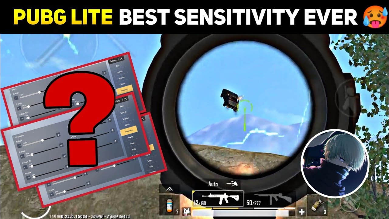 Pubg Mobile Lite Sensitivity 4 Finger Control + Gyroscope 😈⚡ | PUBG ...