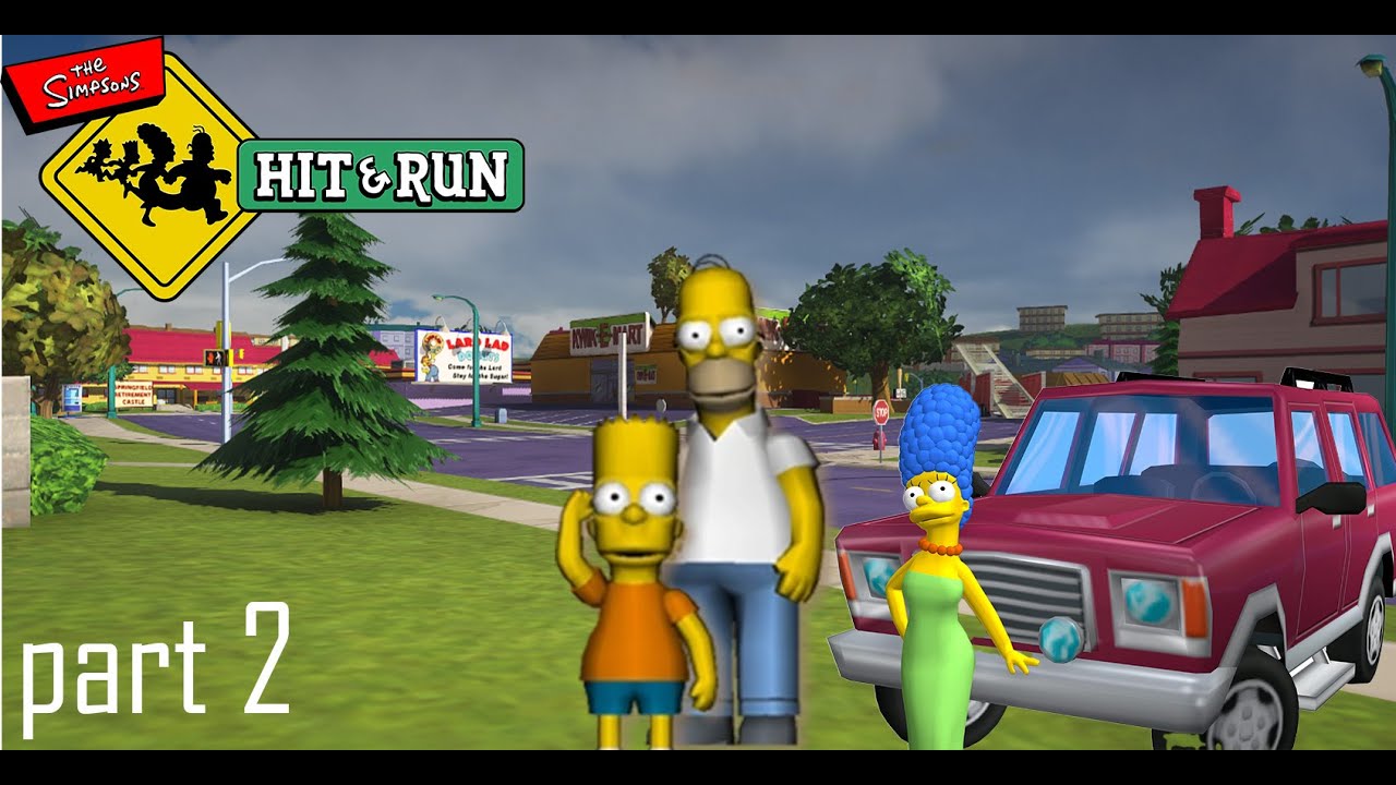 Simpsons hit and run - hardest race ever - part 2 - YouTube