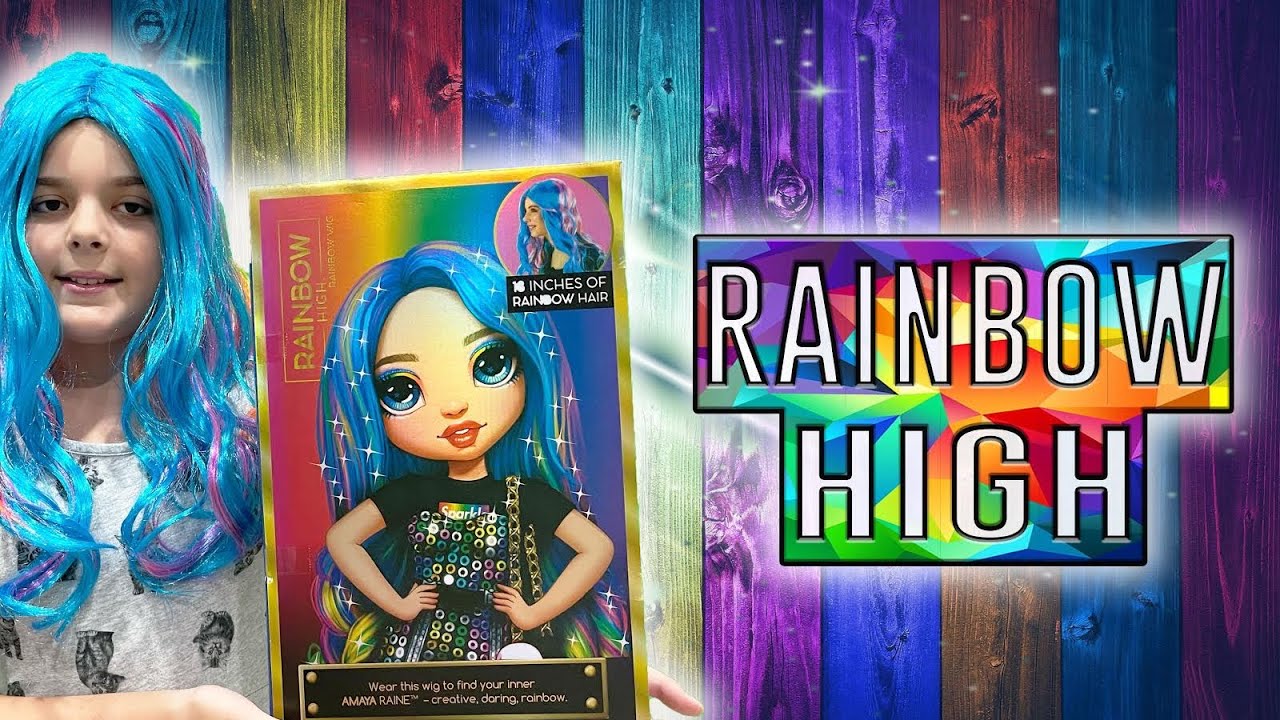 Rainbow High Wig Unboxing And Review Itsmelmel Rainbowhigh Youtube
